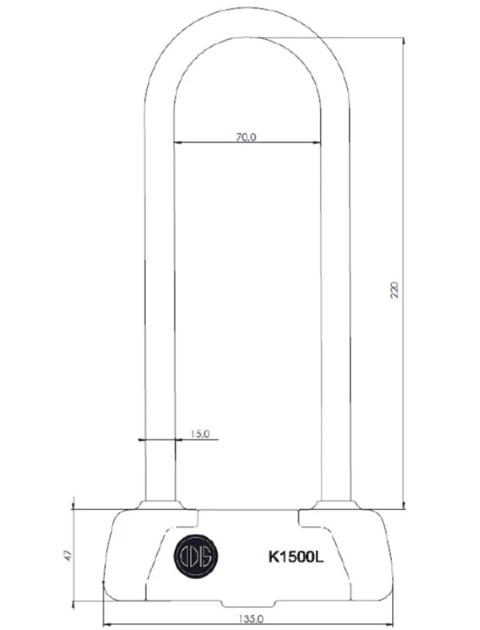 Pack Odis Bike: Candado Bicicleta U Lock K1500l + Cable 10mx1,2m – Proyecto Madera Chile